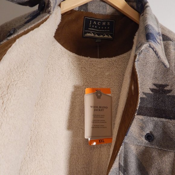 Jachs New York | Jackets & Coats | Jachs Mens Wool Blend Sherpa Navajo ...